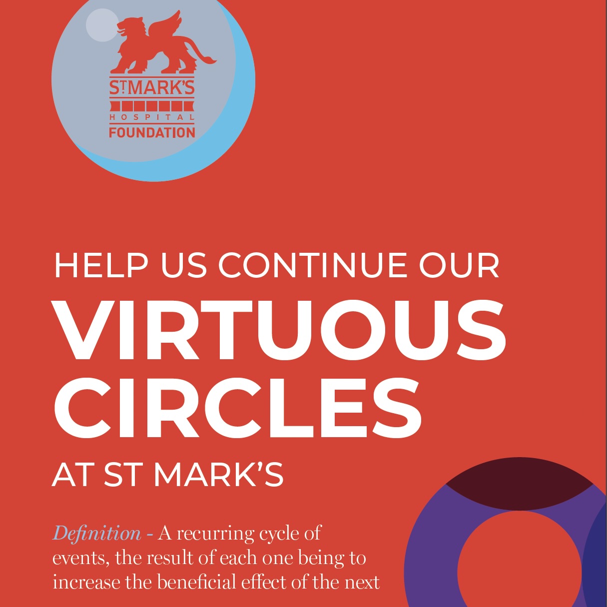 St. Mark's hospital foundation seasonal appeal - J Pouch support charity | Red Lion Group